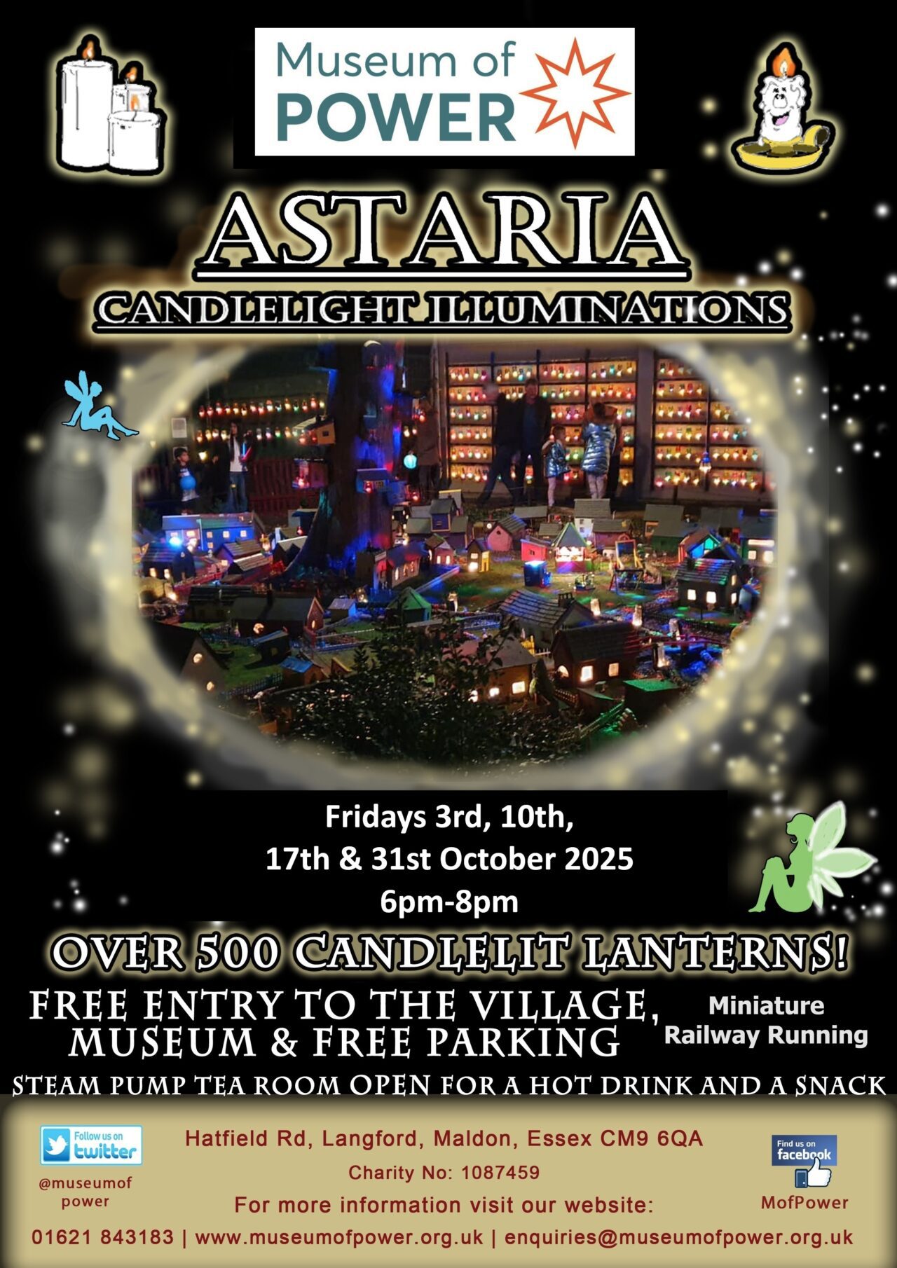 Astaria Model Village Candlelight Illuminations - The Museum of Power website